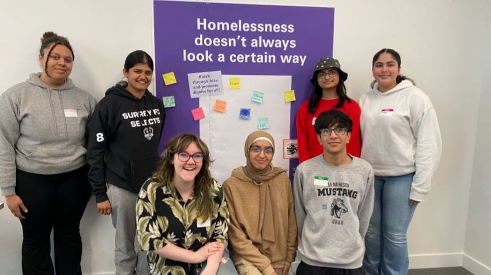 Surrey students use $30K city grant to promote dignity for the unhoused